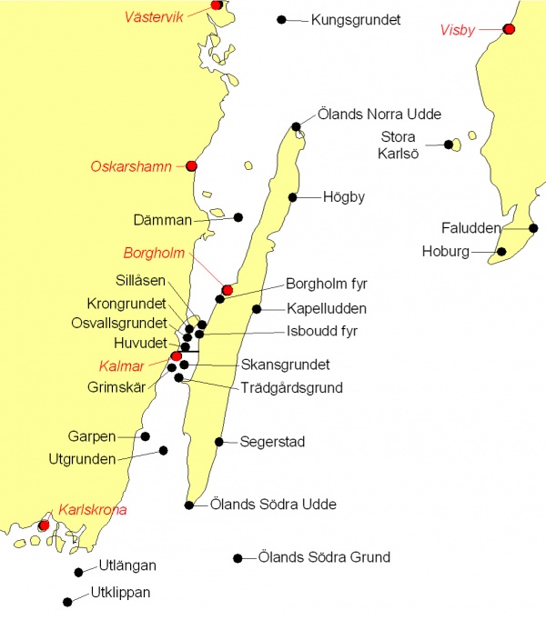 Kalmarsund - fyrwiki